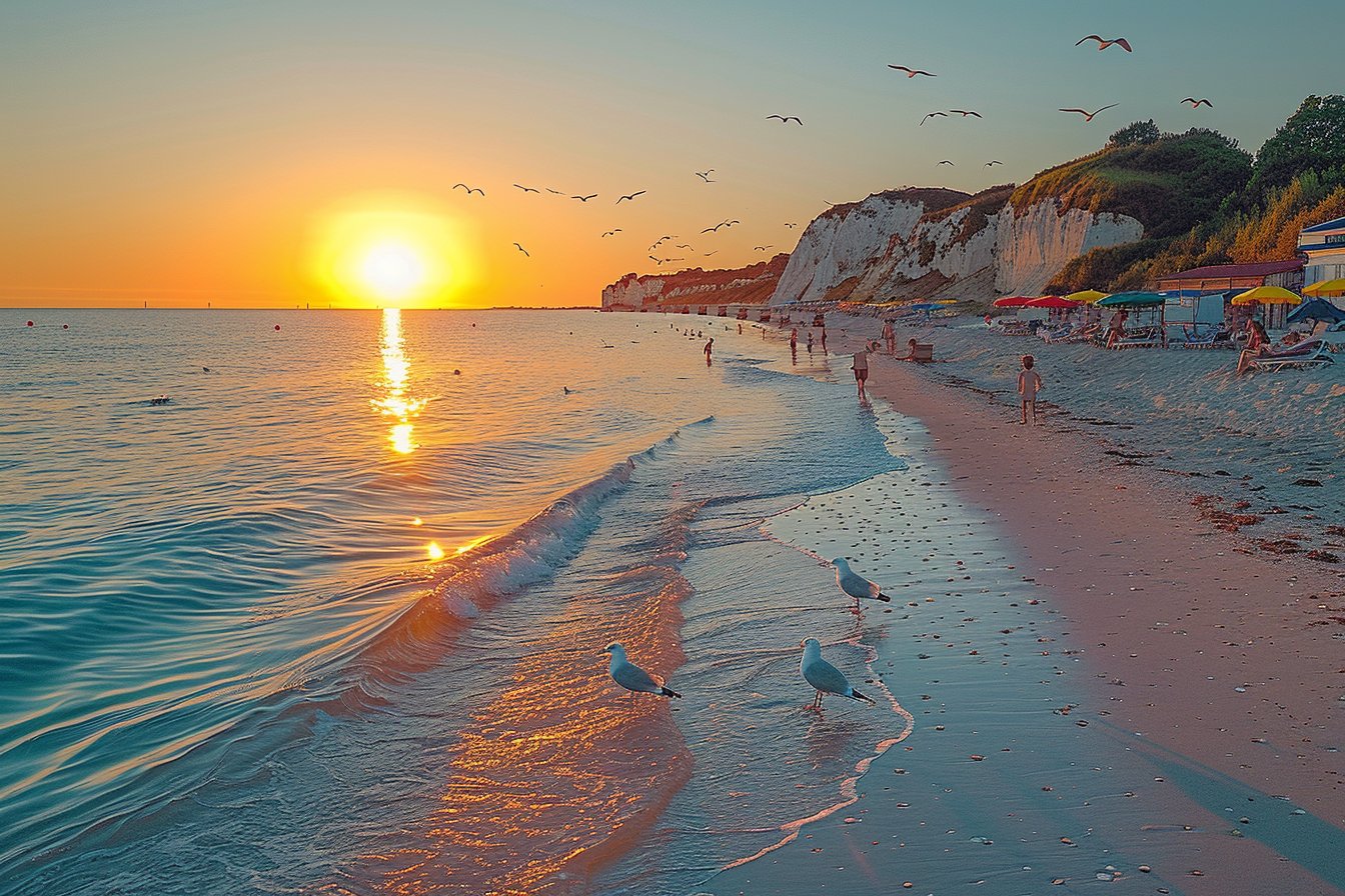 Les meilleures plages du Calvados à découvrir - Croissant et chocolatine